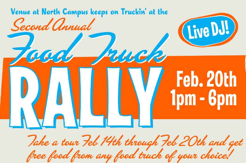 Food Truck Rally Friday Feb. 20th @ Venue at North Campus | USF Foodies ...